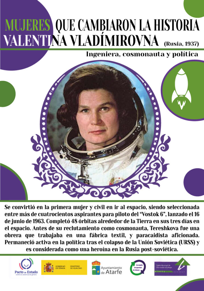 MUJERES QUE CAMBIARON LA HISTORIA(19): VALENTINA TERESHKOVA | Mirador ...